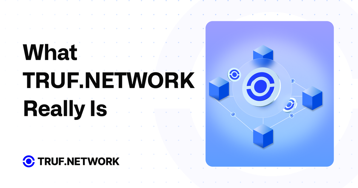 What TRUF.NETWORK Really Is